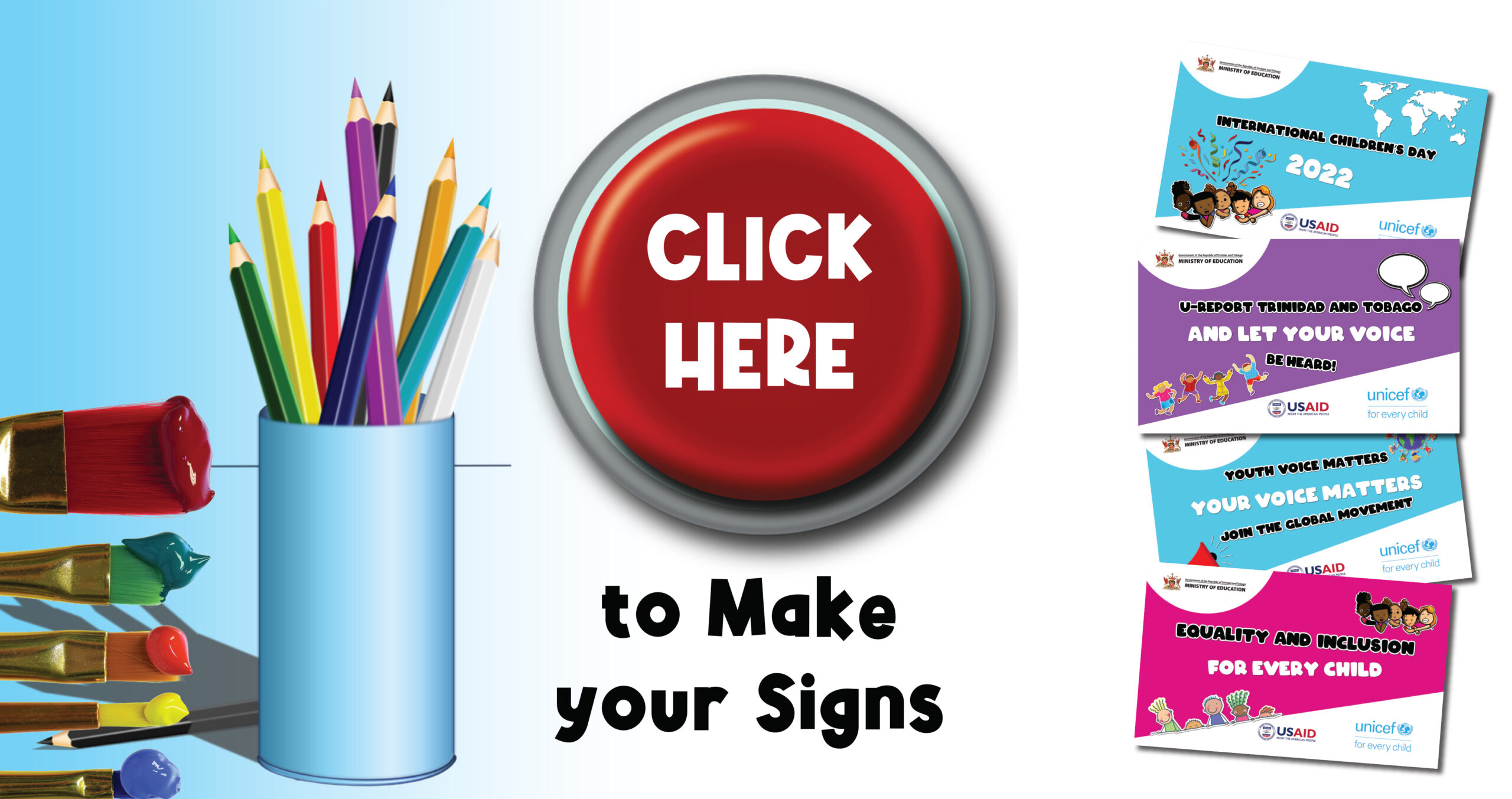 Click here signs – Ministry of Education