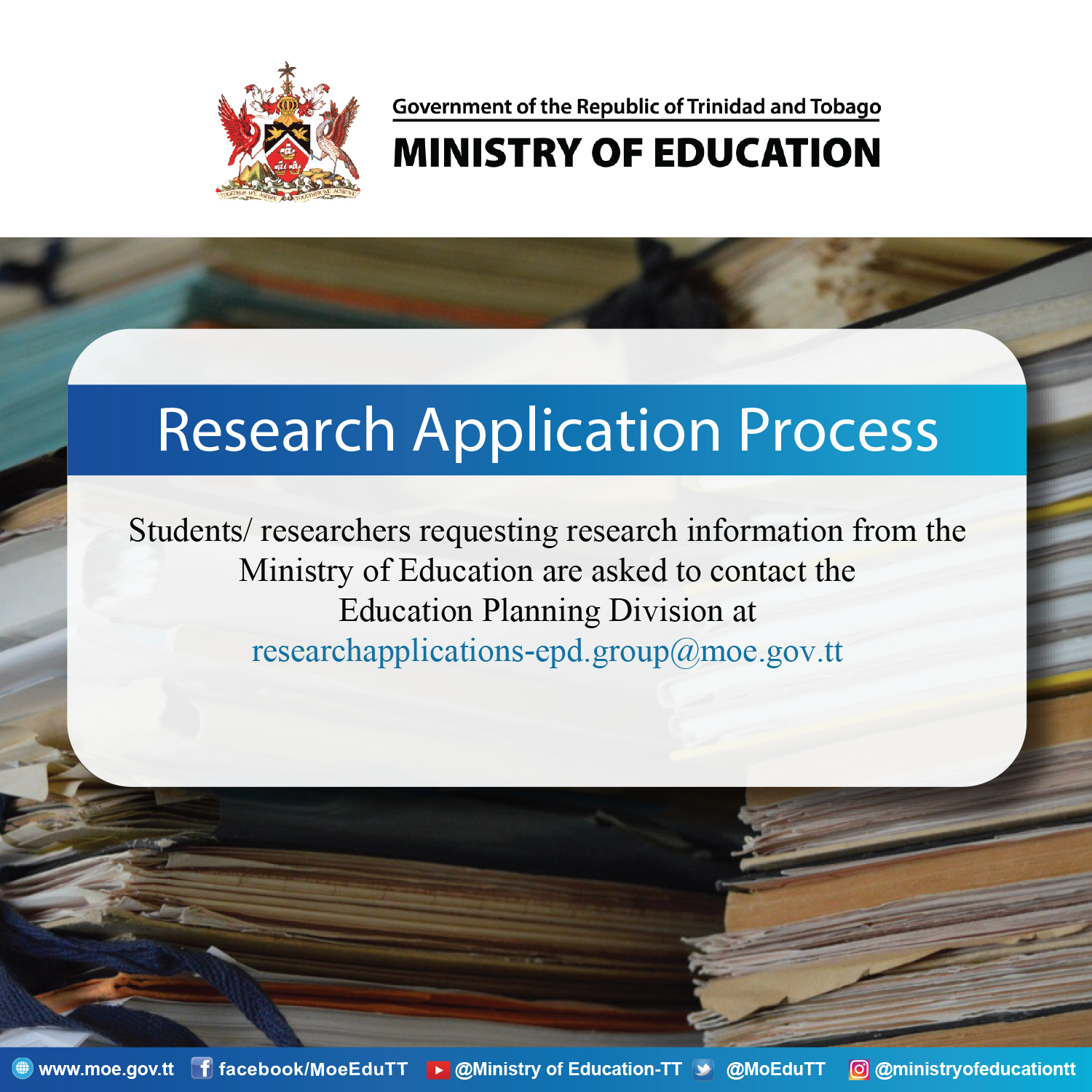 Research Application Process – Ministry of Education