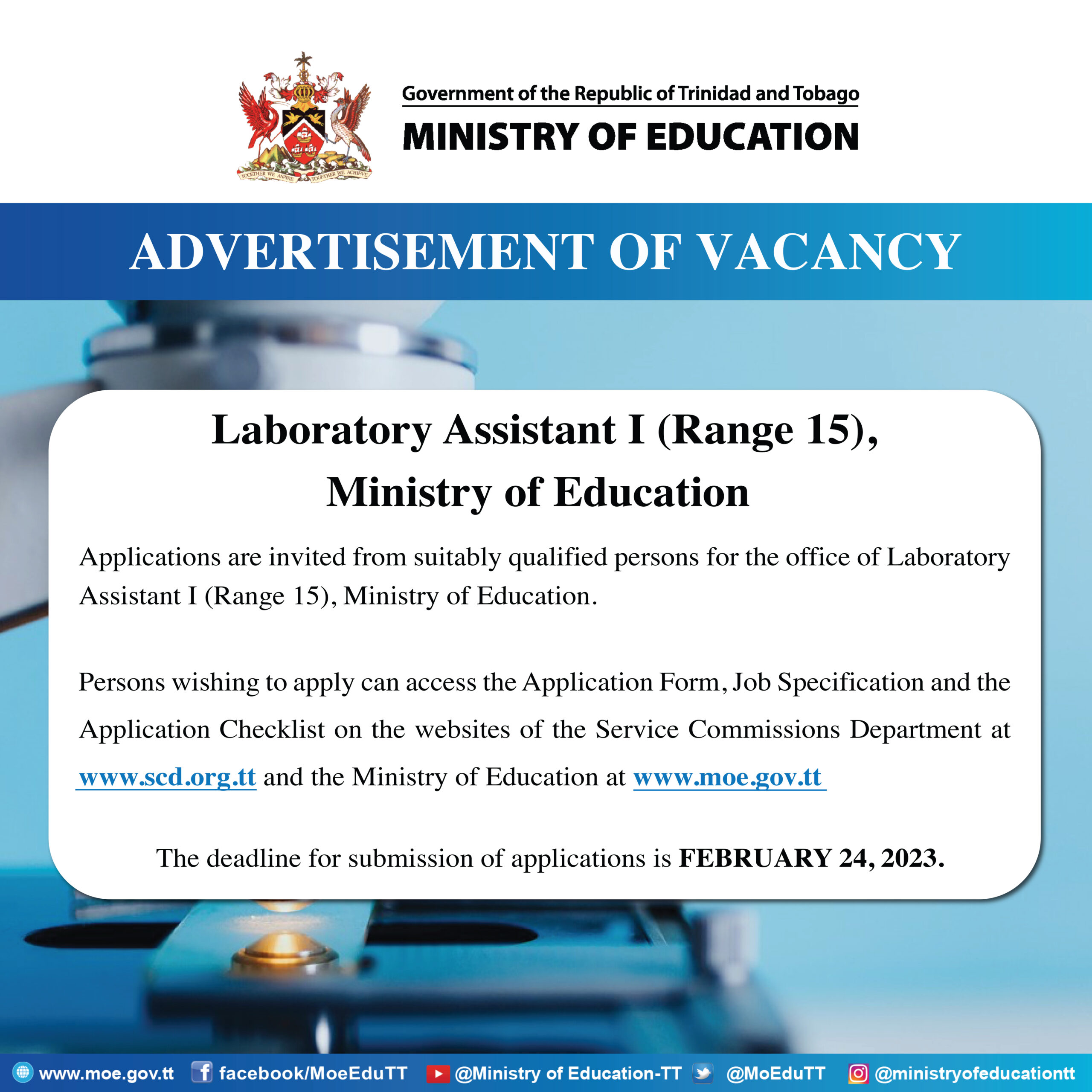 Administrative Vacancies 2023 Ministry Of Education Administrative Vacancies 2023 Ministry Of Education