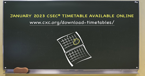 January 2023 CSEC Examination Timetable – Ministry of Education