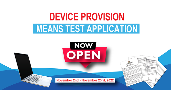 Device Provision (Means Test Application) – Ministry of Education