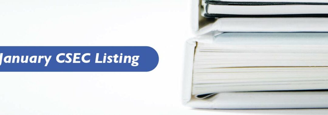 January 2023 CSEC Listing – Ministry of Education