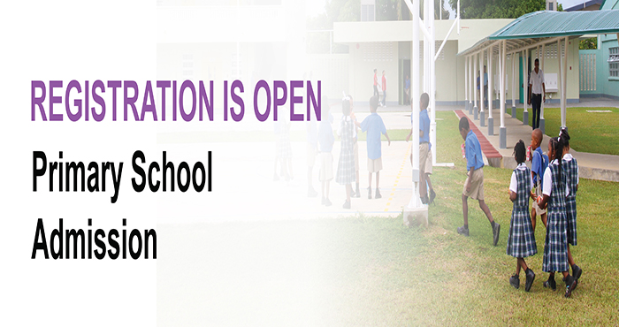 Registration is Open: Application for Admission of Infant Year 1 ...
