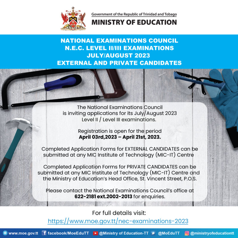 National Examinations Council (NEC) - Ministry of Education