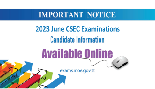 June 2023 CSEC EXAMS – Ministry of Education