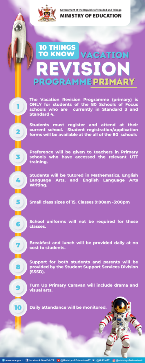 10 things to know primary – Ministry of Education