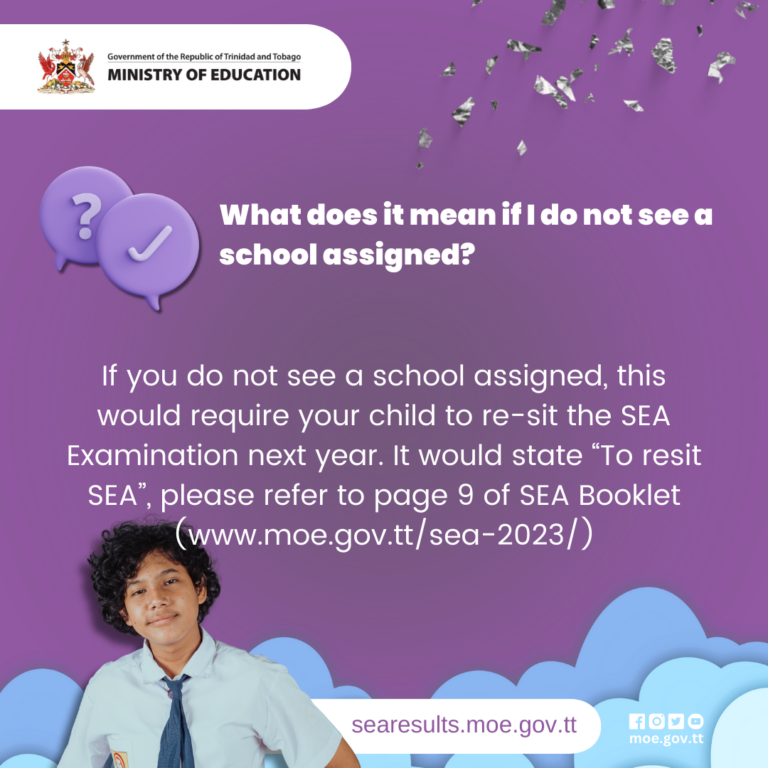Secondary Entrance Assessment (SEA) 2023 – Ministry of Education