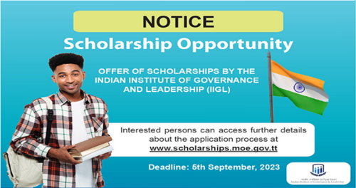 Offer Of Scholarships By The Indian Institute Of Governance And ...