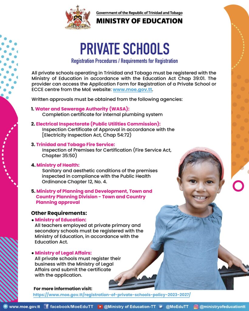 Registration Documents – Ministry of Education