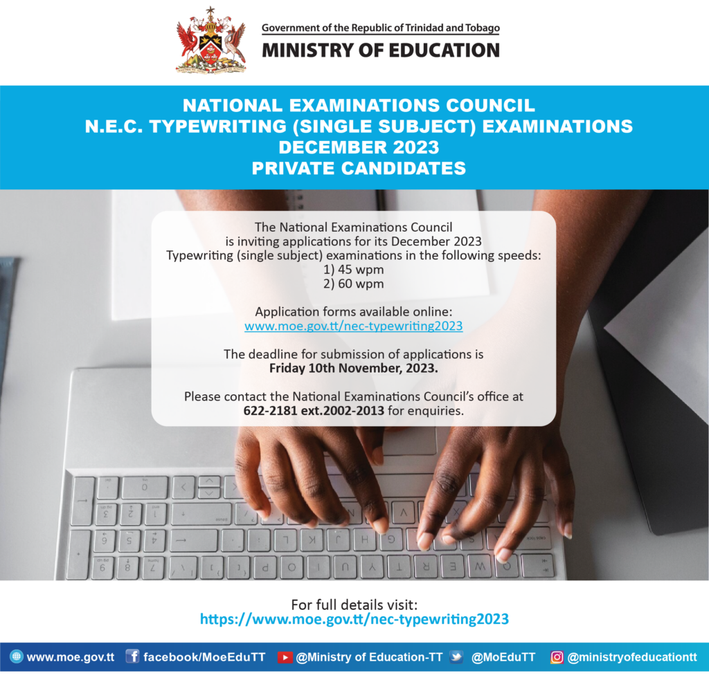 National Examinations Council 2023 – Ministry of Education