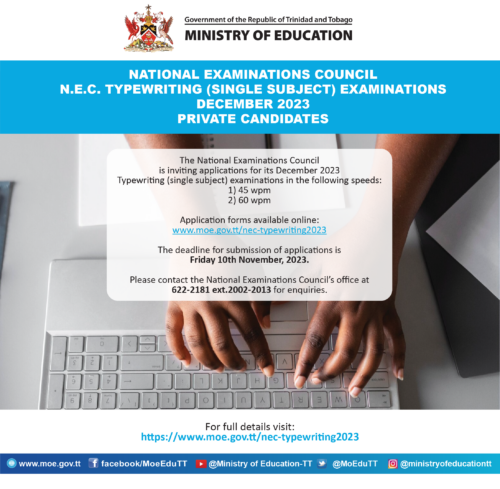 National Examinations Council (NEC) – Ministry of Education