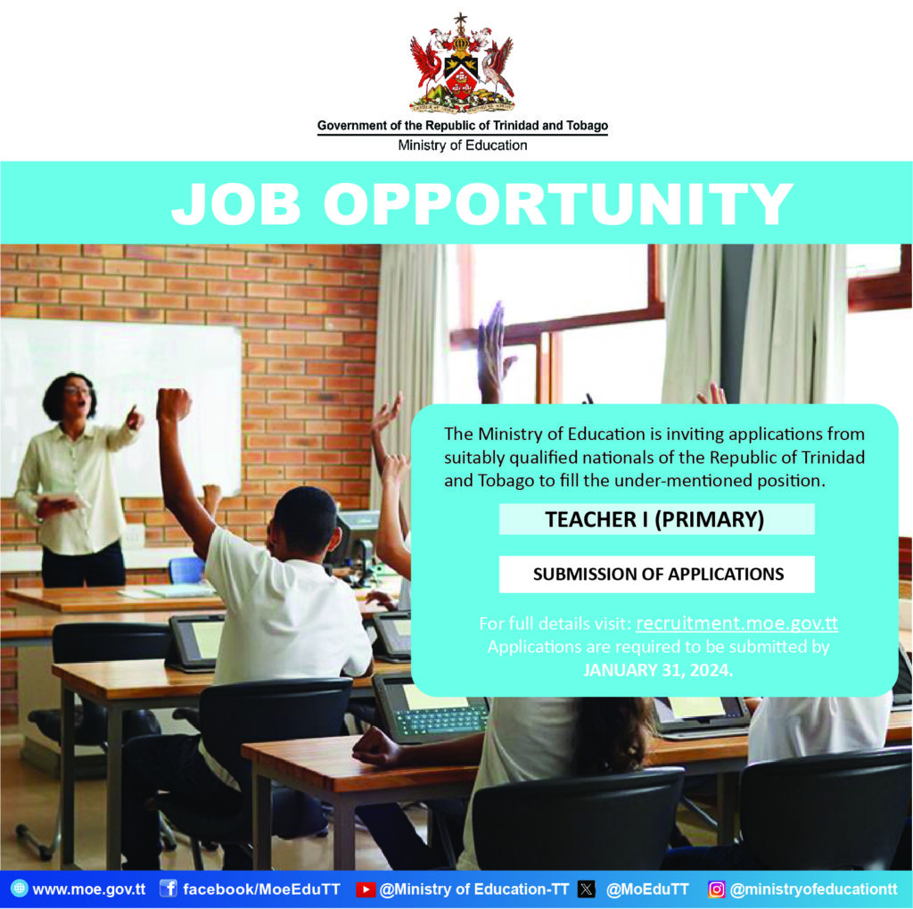 Job Ad Primary Teacher 1 Dec 2023 15×3-01 – Ministry of Education