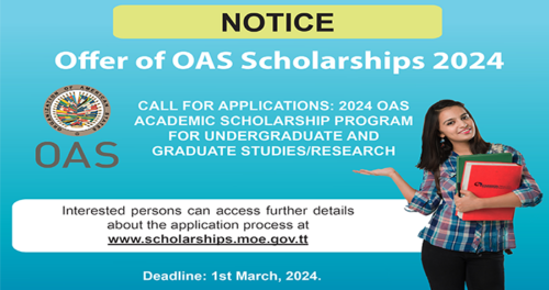 Scholarship Opportunity: 2024 OAS Academic Scholarship Program for ...