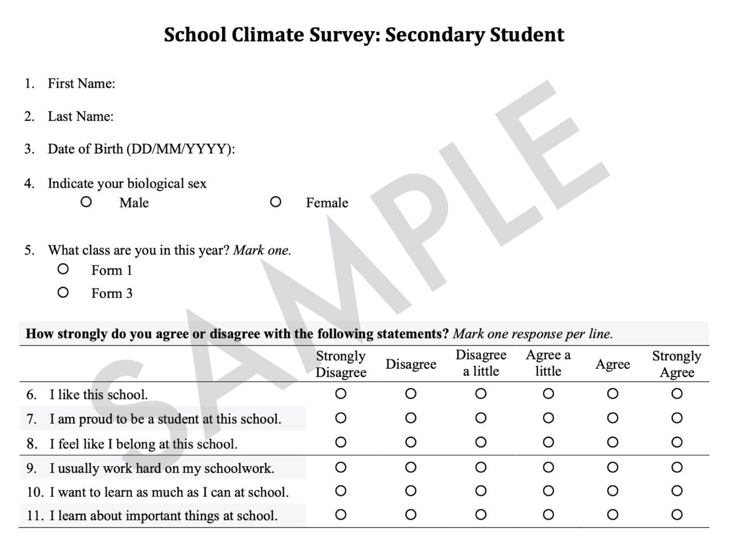 School Climate Survey 2024 Ministry Of Education