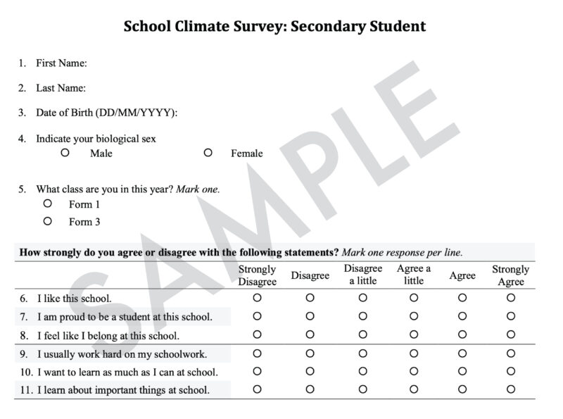 School Climate Survey 2024 – Ministry of Education